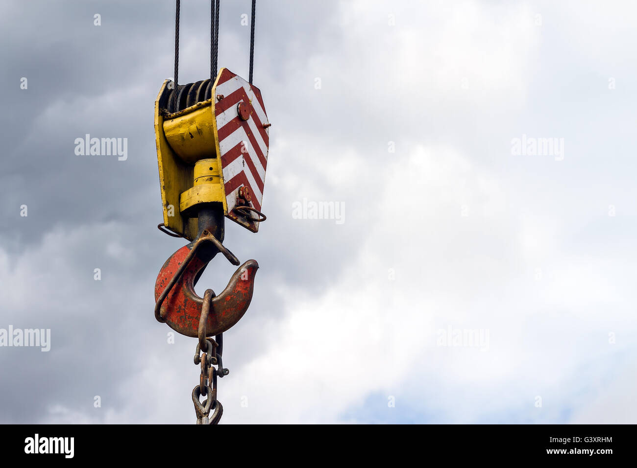 Construction hook crane hi-res stock photography and images - Alamy