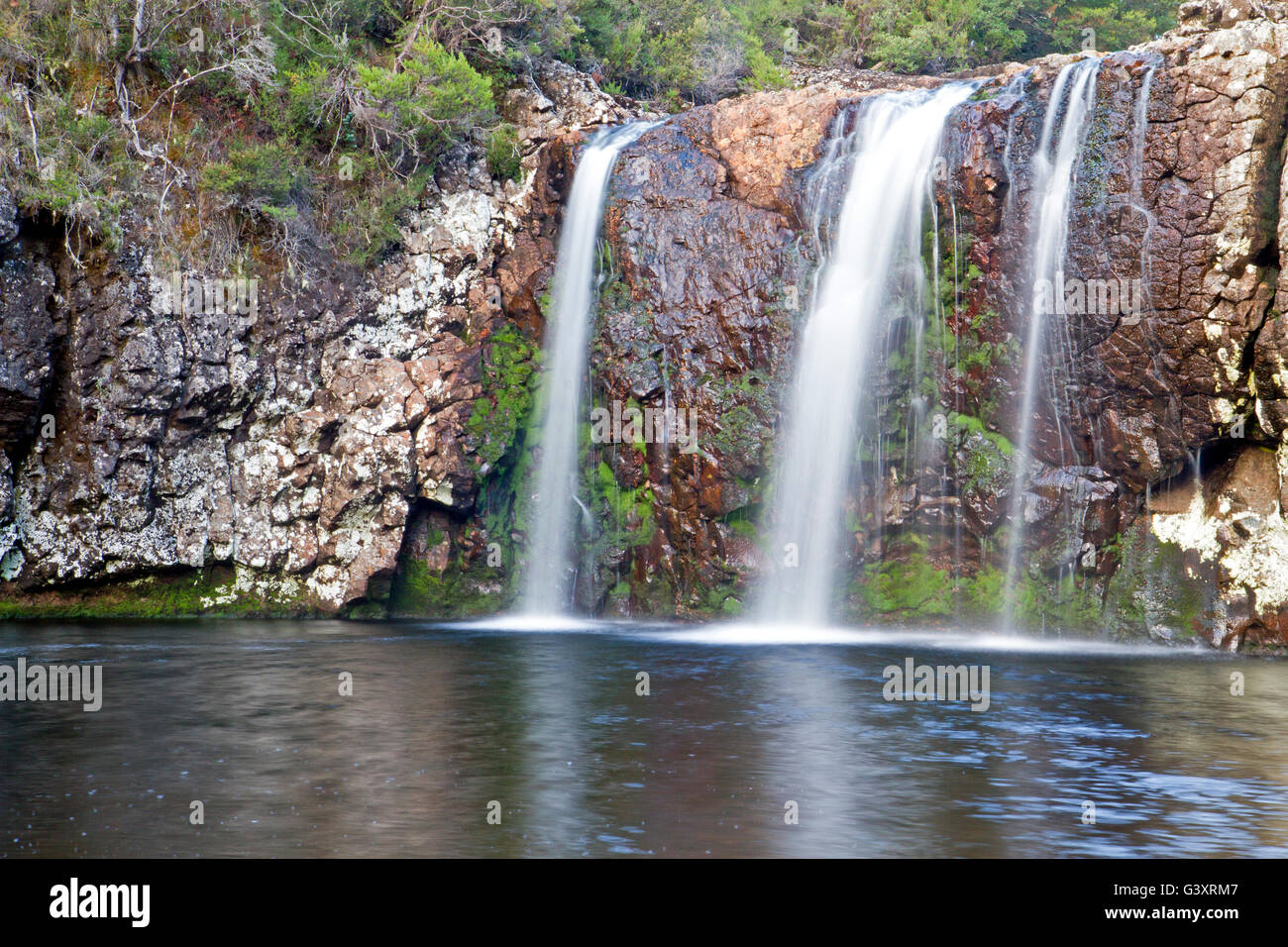 Pencil pine falls cradle mountain tasmania australia hi-res stock ...