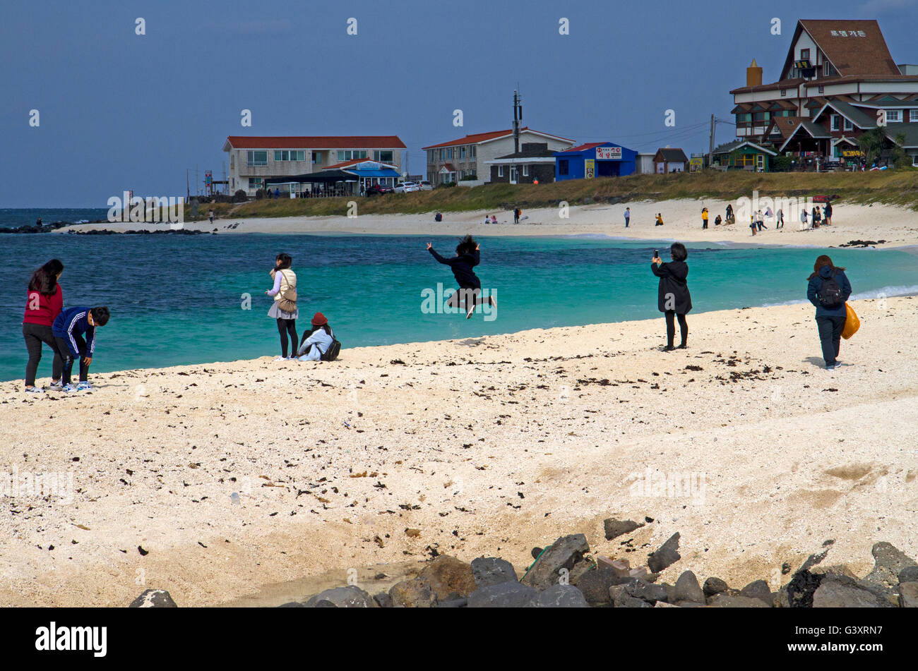 Hongjodangoe Haebin beach on Udo island Stock Photo - Alamy
