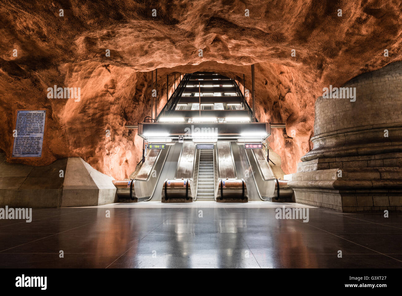 Rådhuset Metro Station in Stockholm, Sweden Stock Photo - Alamy