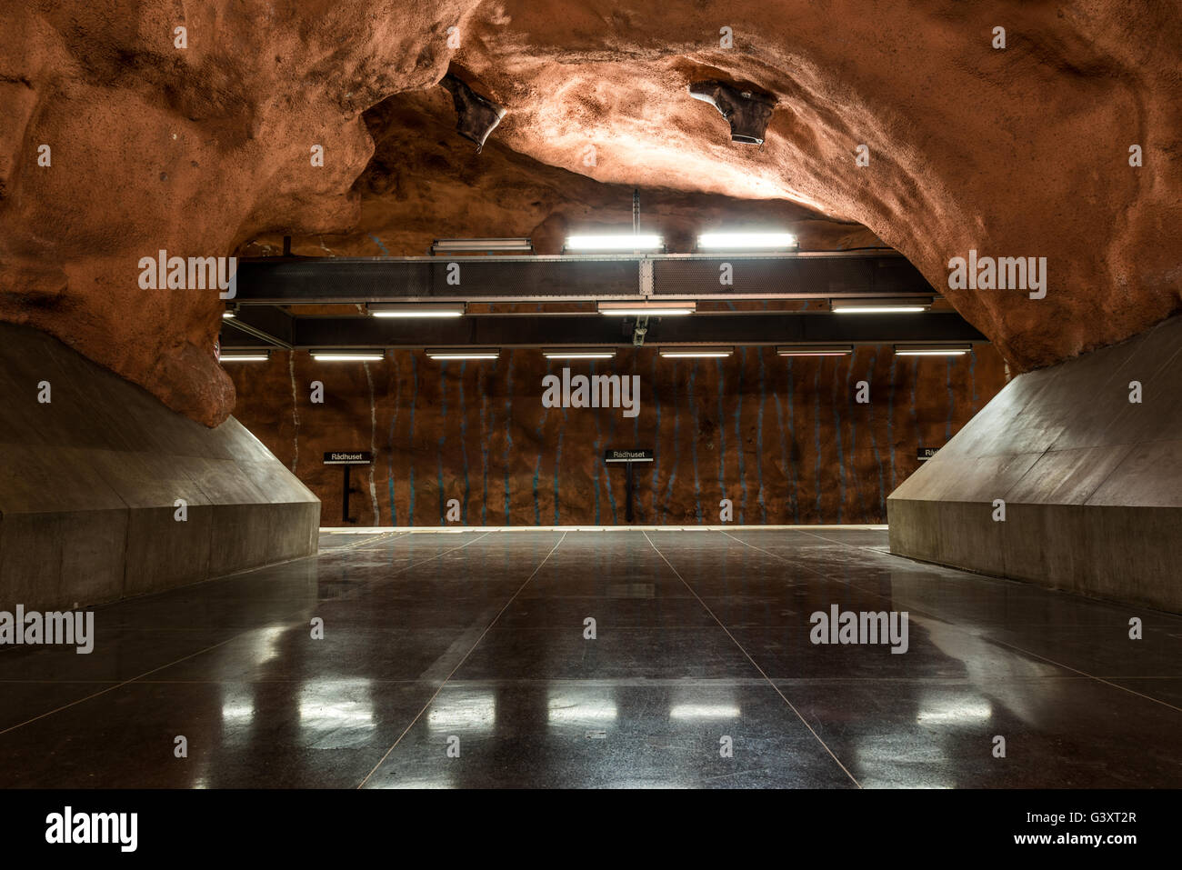 Rådhuset Metro Station in Stockholm, Sweden Stock Photo - Alamy