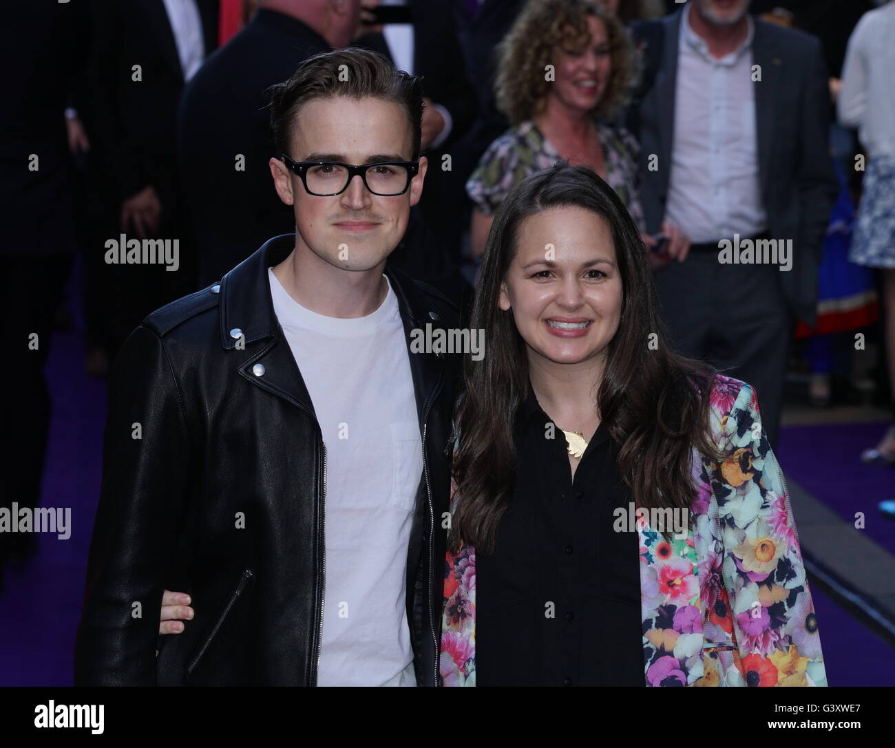 London,England,UK : 15 June 2016 : Tom Fletcher , Giovanna Falcone ...
