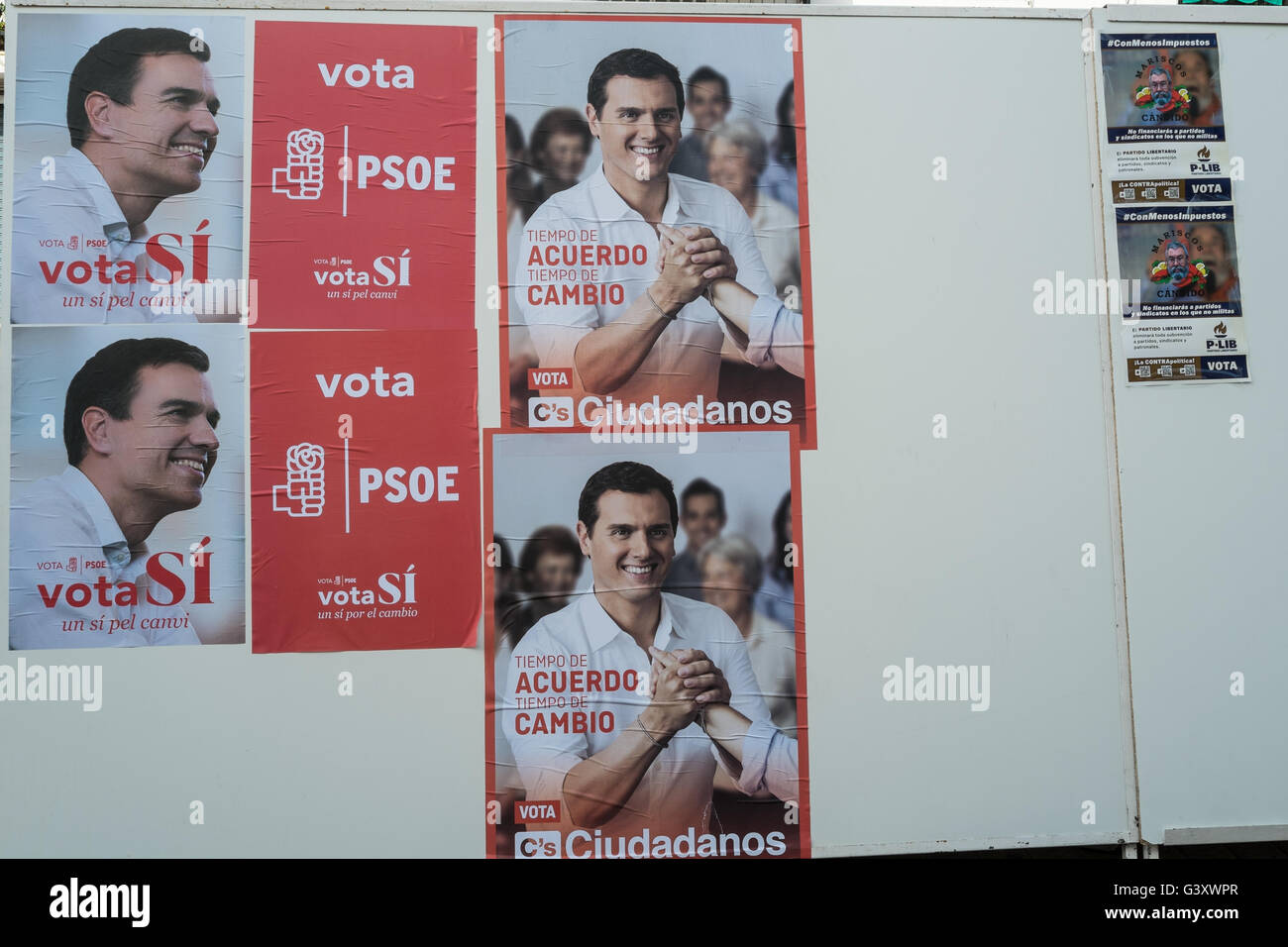 Poster spain politics election hi-res stock photography and images - Alamy