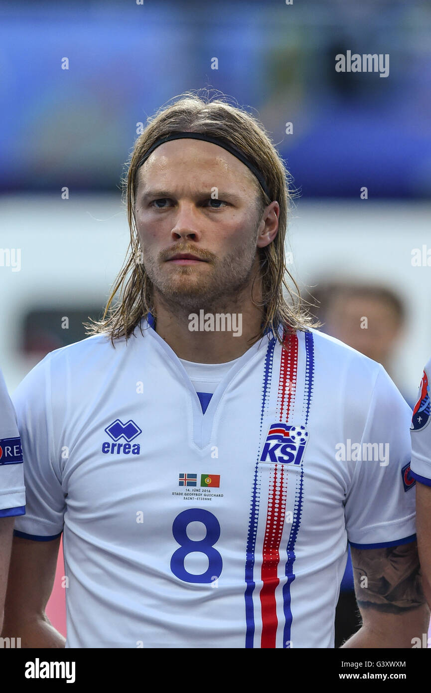 Birkir Bjarnason (Iceland) ; June 14, 2016 - Football : Uefa Euro ...