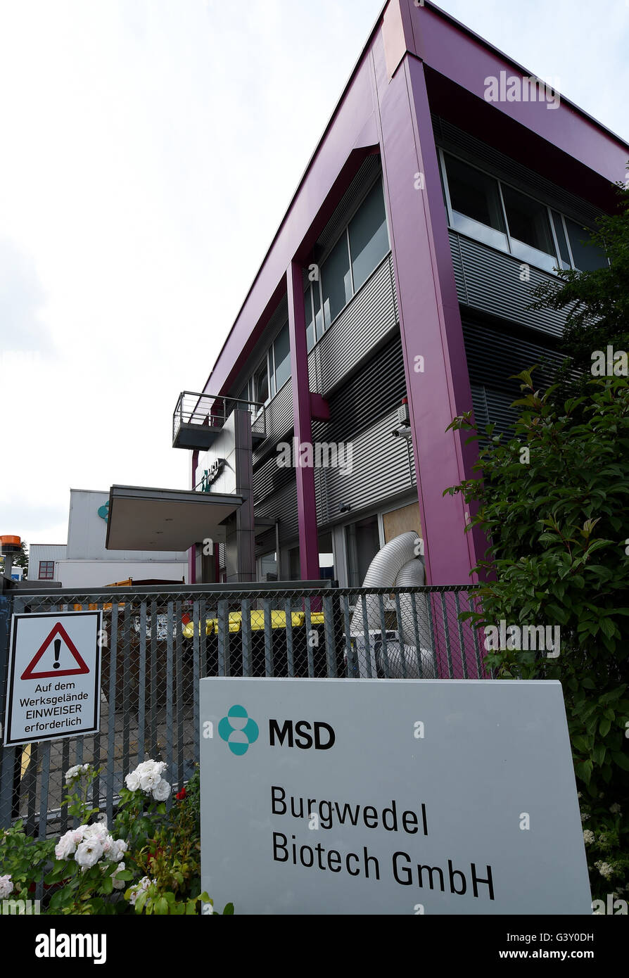 A picture dated 16 June 2016 shows the company Burgwedel Biotech in the ...