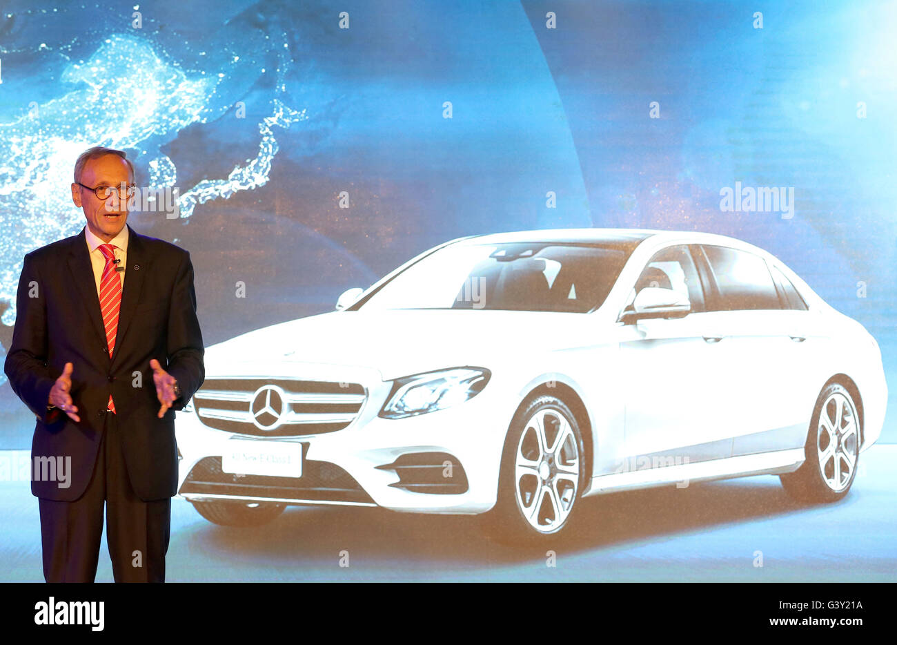 Beijing, China. 16th June, 2016. Peter Schabert, president and CEO of ...