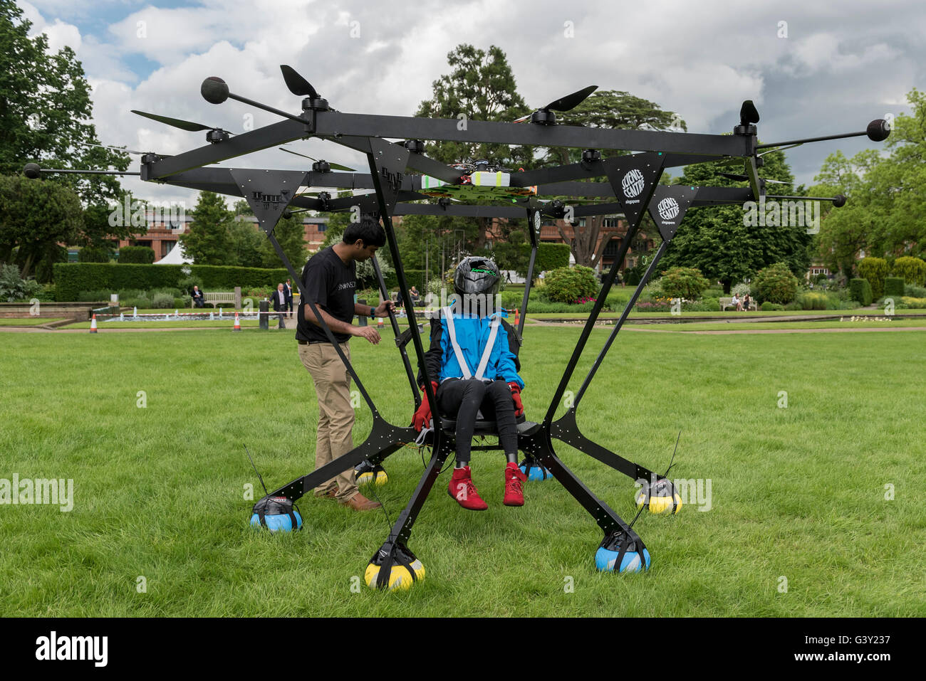 Human carrying drone hi-res stock photography and images - Alamy