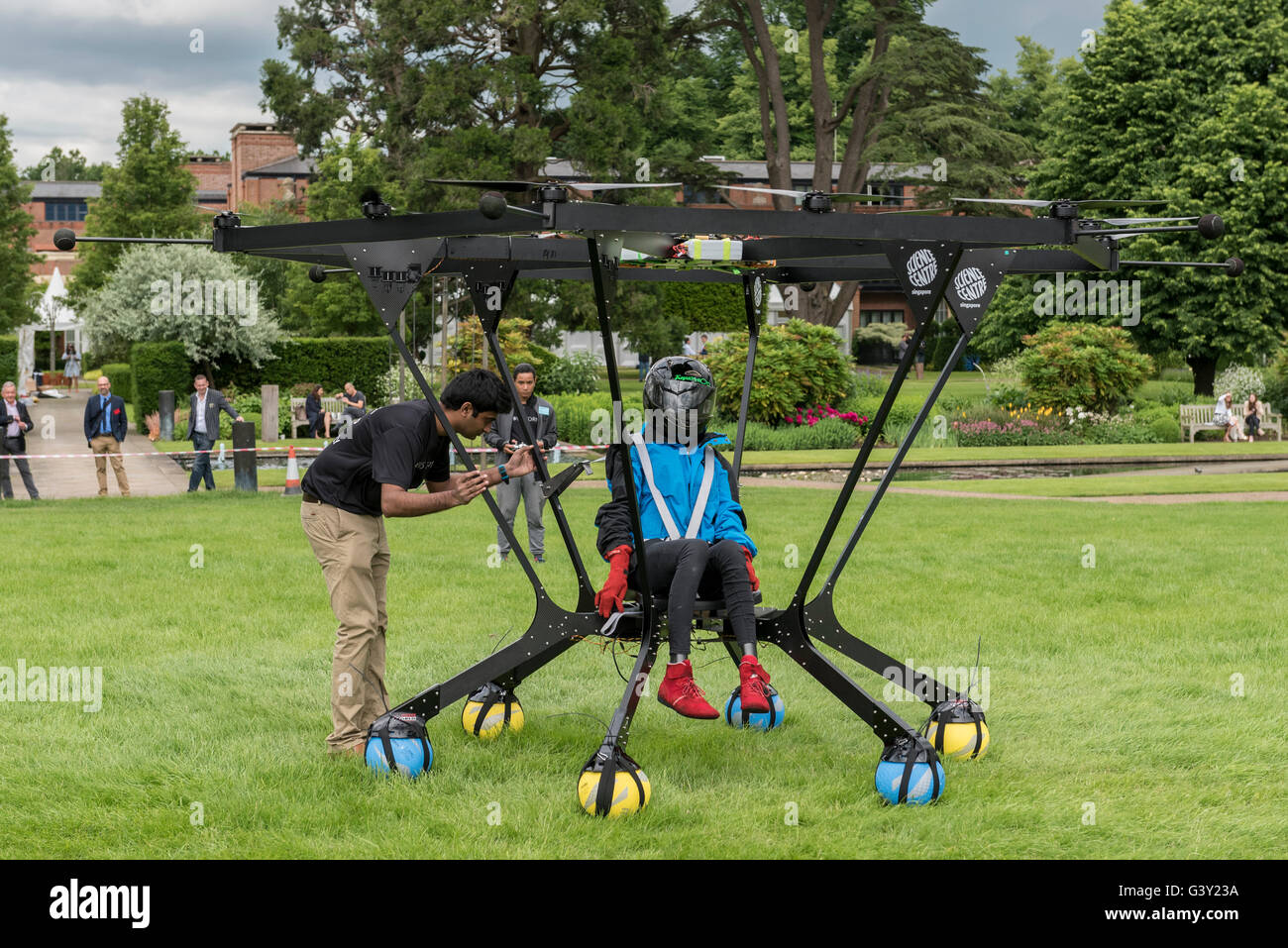 Human carrying drone hi-res stock photography and images - Alamy