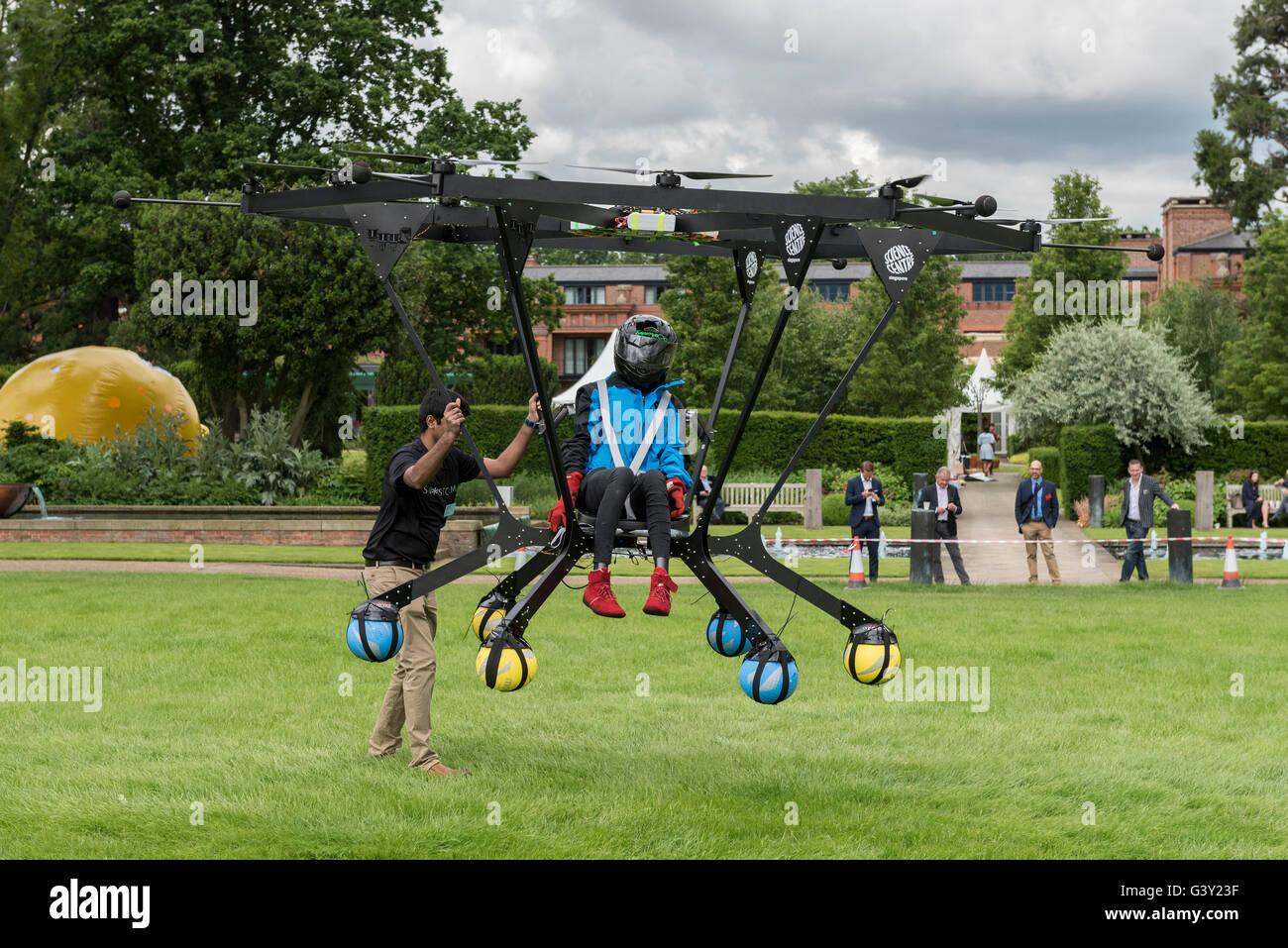 Human carrying drone hi-res stock photography and images - Alamy