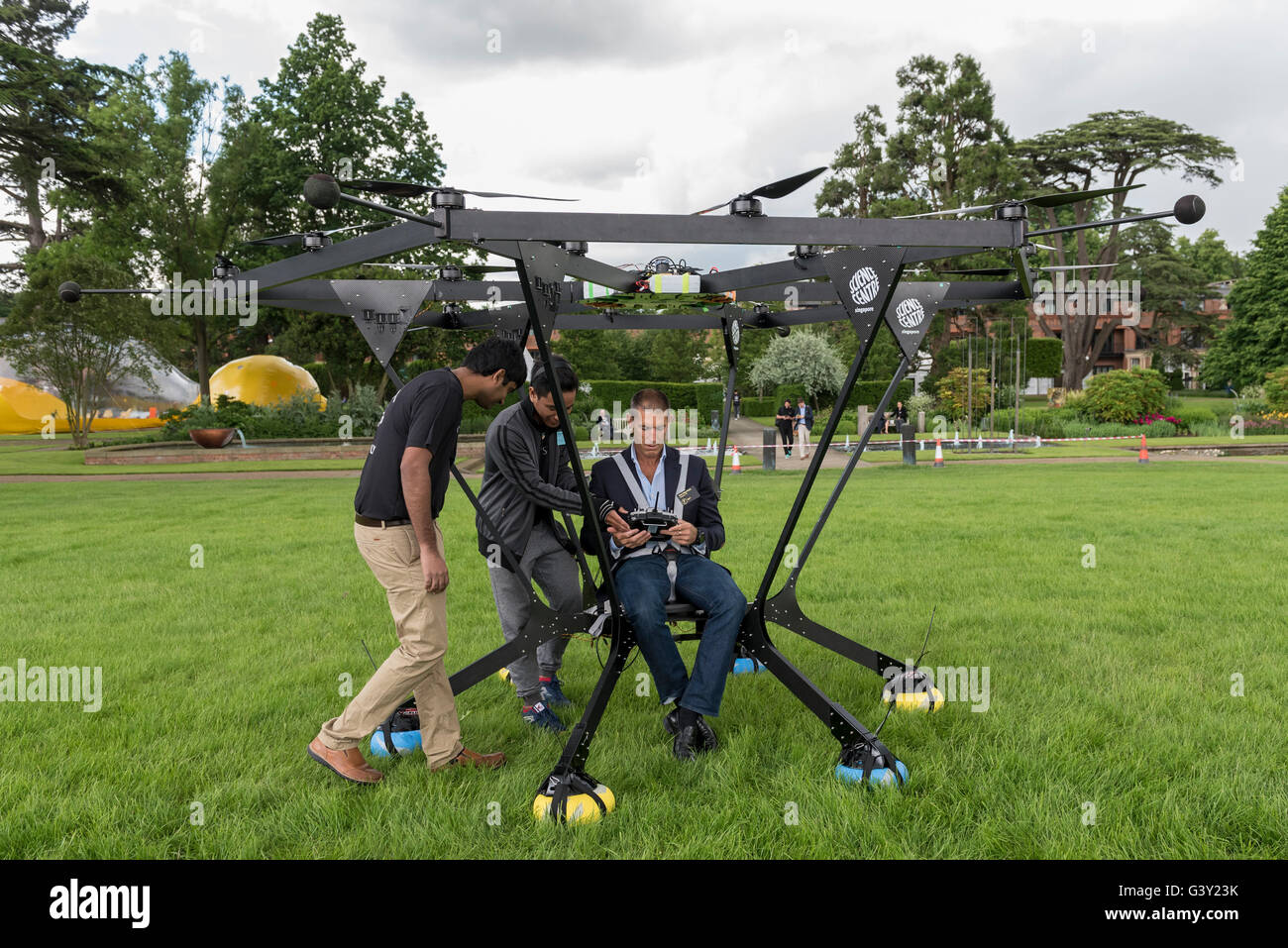 Human carrying drone hi-res stock photography and images - Alamy