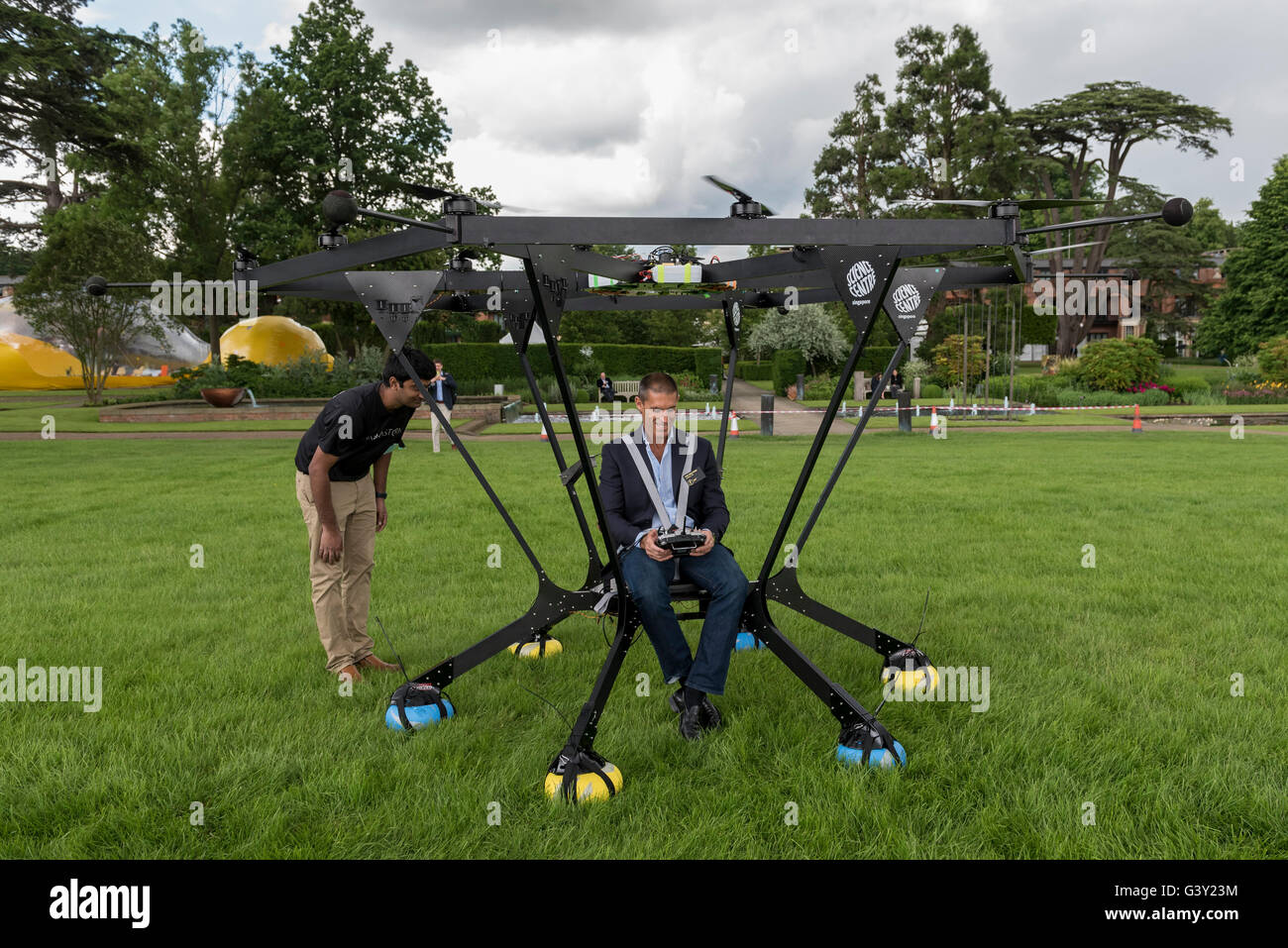Human carrying drone hi-res stock photography and images - Alamy