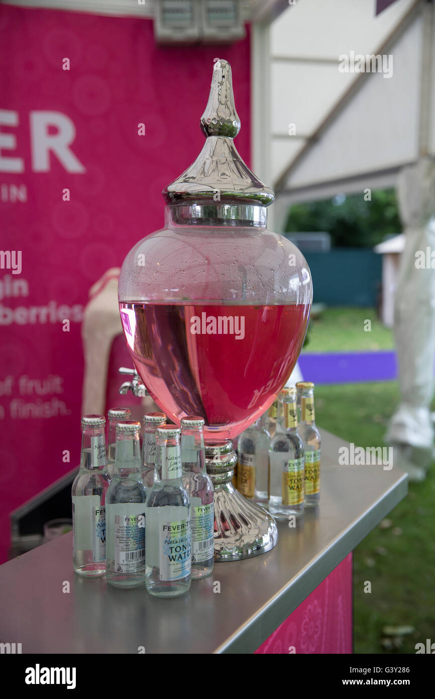 At the taste of london food festival in regents park hi-res stock ...