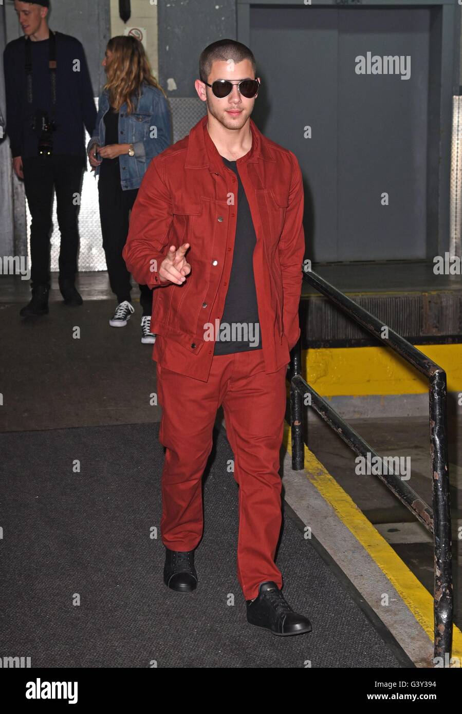 New York, NY, USA. 16th June, 2016. Nick Jonas out and about for ...