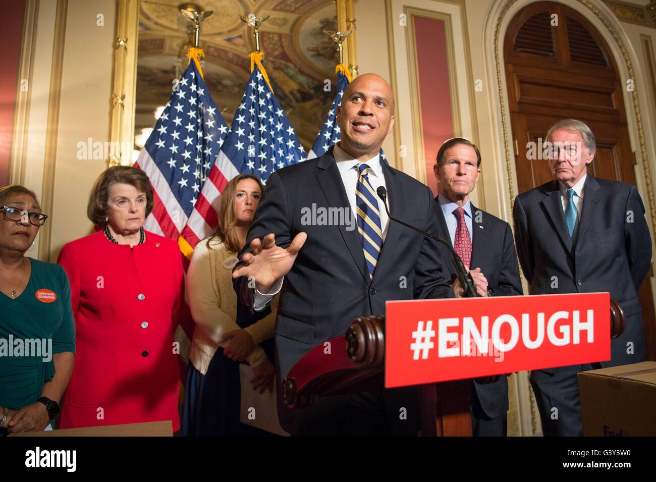 United states senator cory booker democrat of new jersey hi-res stock ...