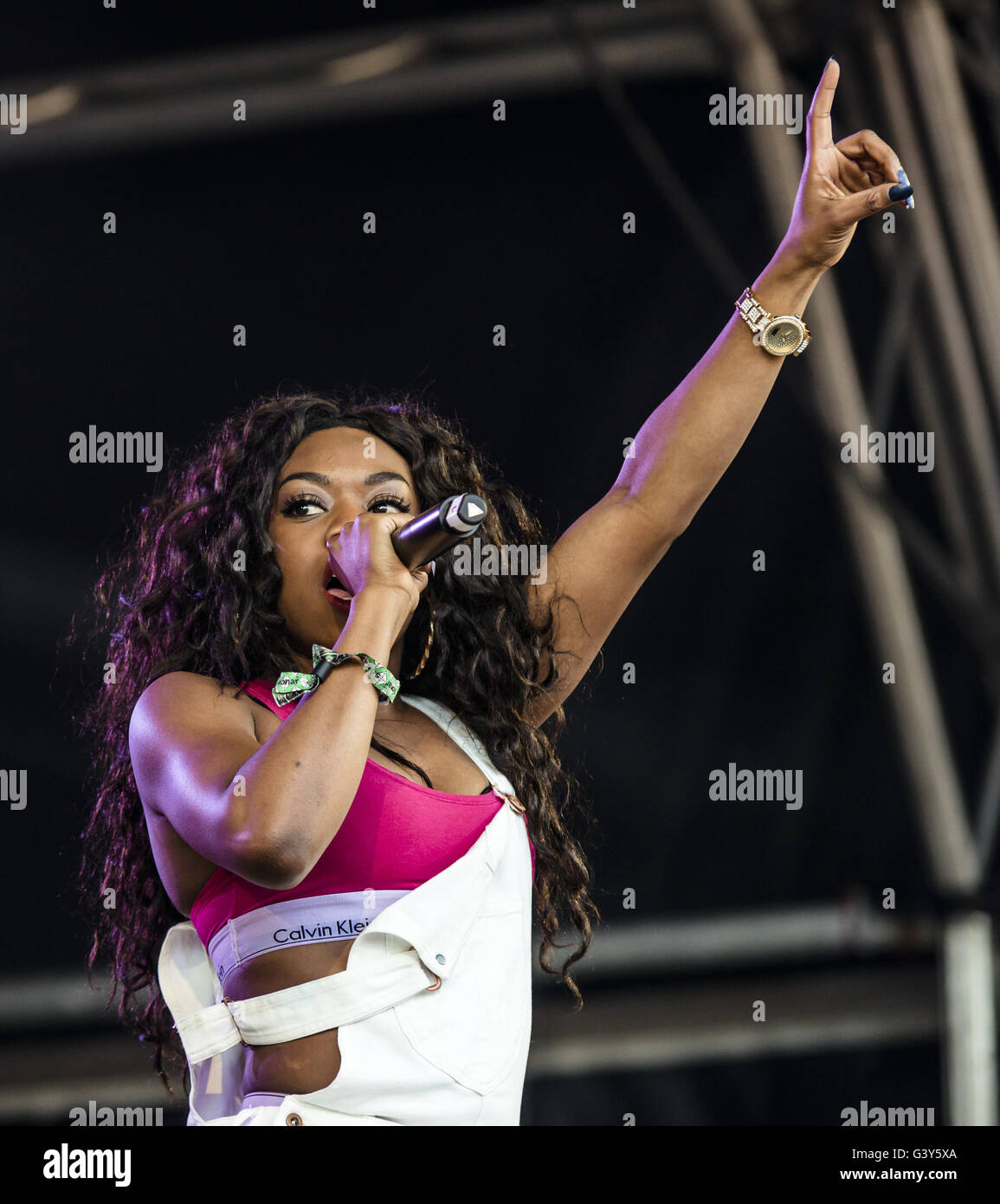Barcelona, Catalonia, Spain. 16th June, 2016. British singer LADY ...