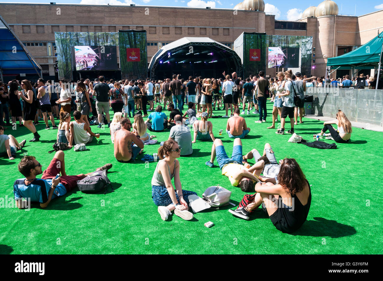 Barcelona, Catalonia, Spain. 16th June, Sónar 2016 Credit: Cisco Pelay ...