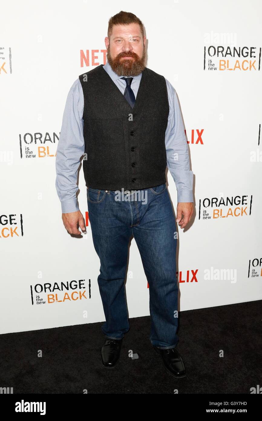 New York, NY, USA. 16th June, 2016. Brad William Henke at arrivals for ...