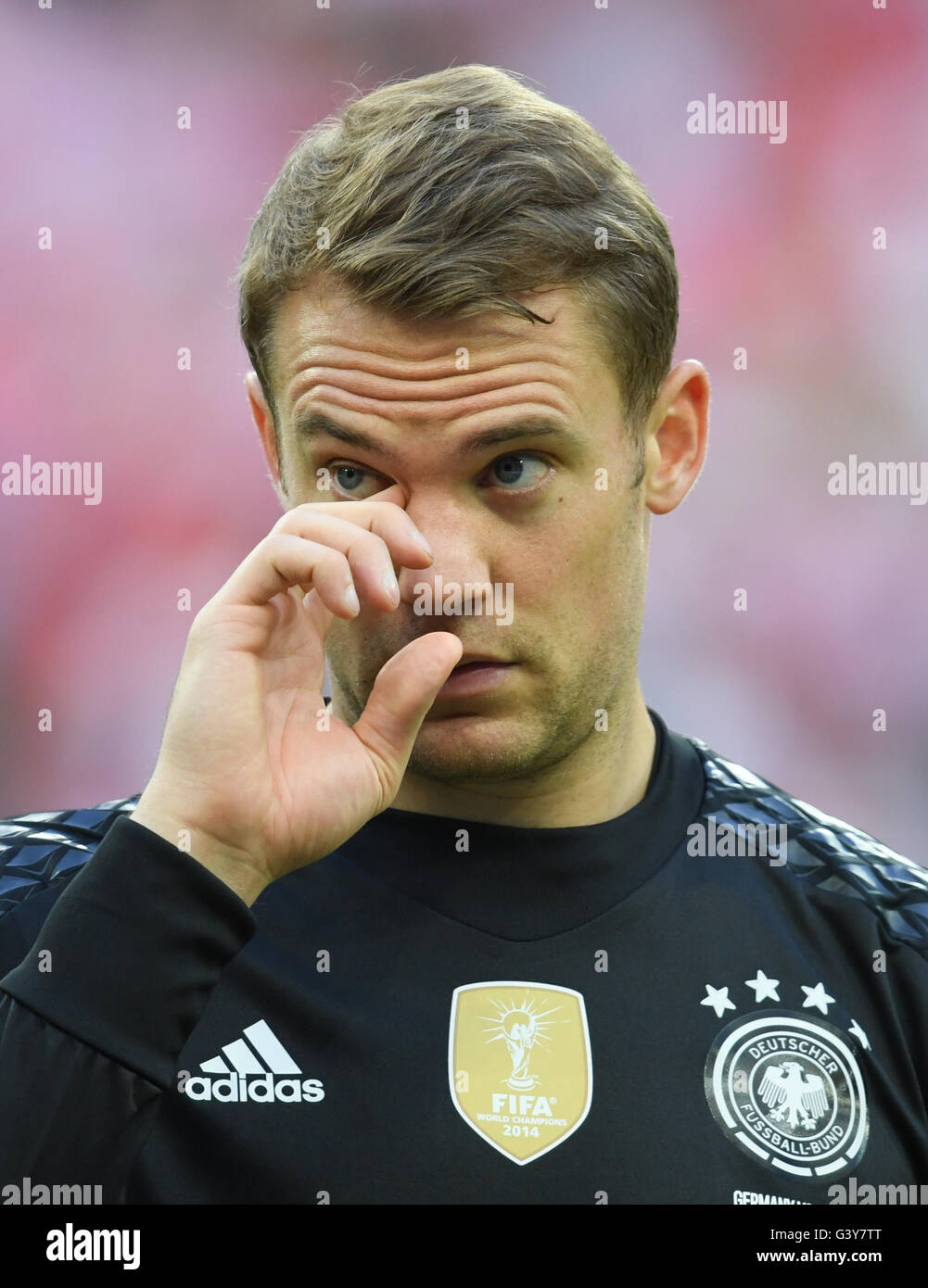 St. Denis, France. 16th June, 2016. Goalkeeper Manuel Neuer of Germany ...
