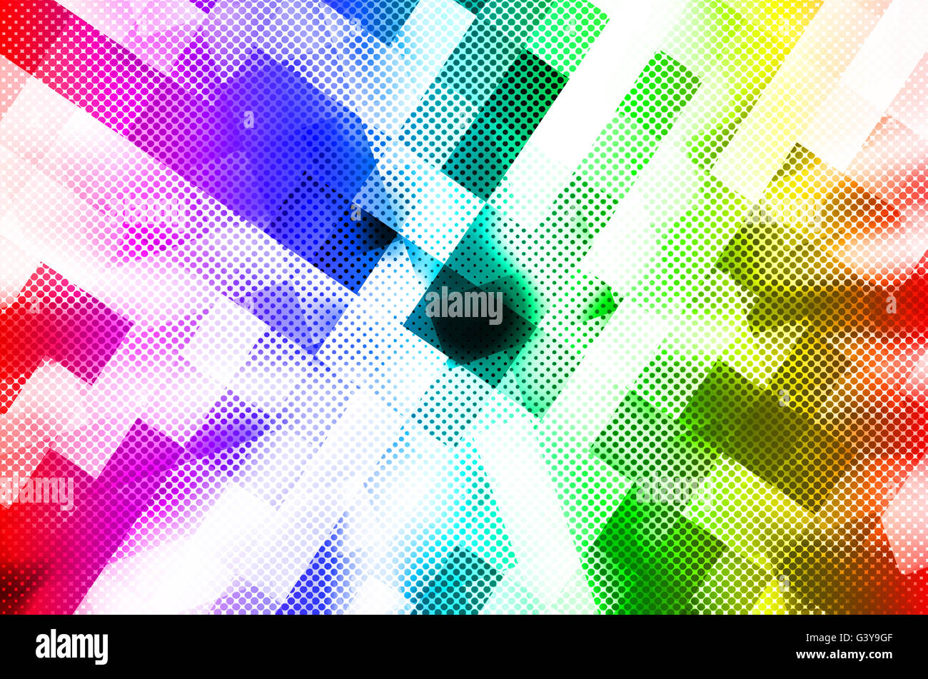 abstract multicolor background with square pattern Stock Photo - Alamy