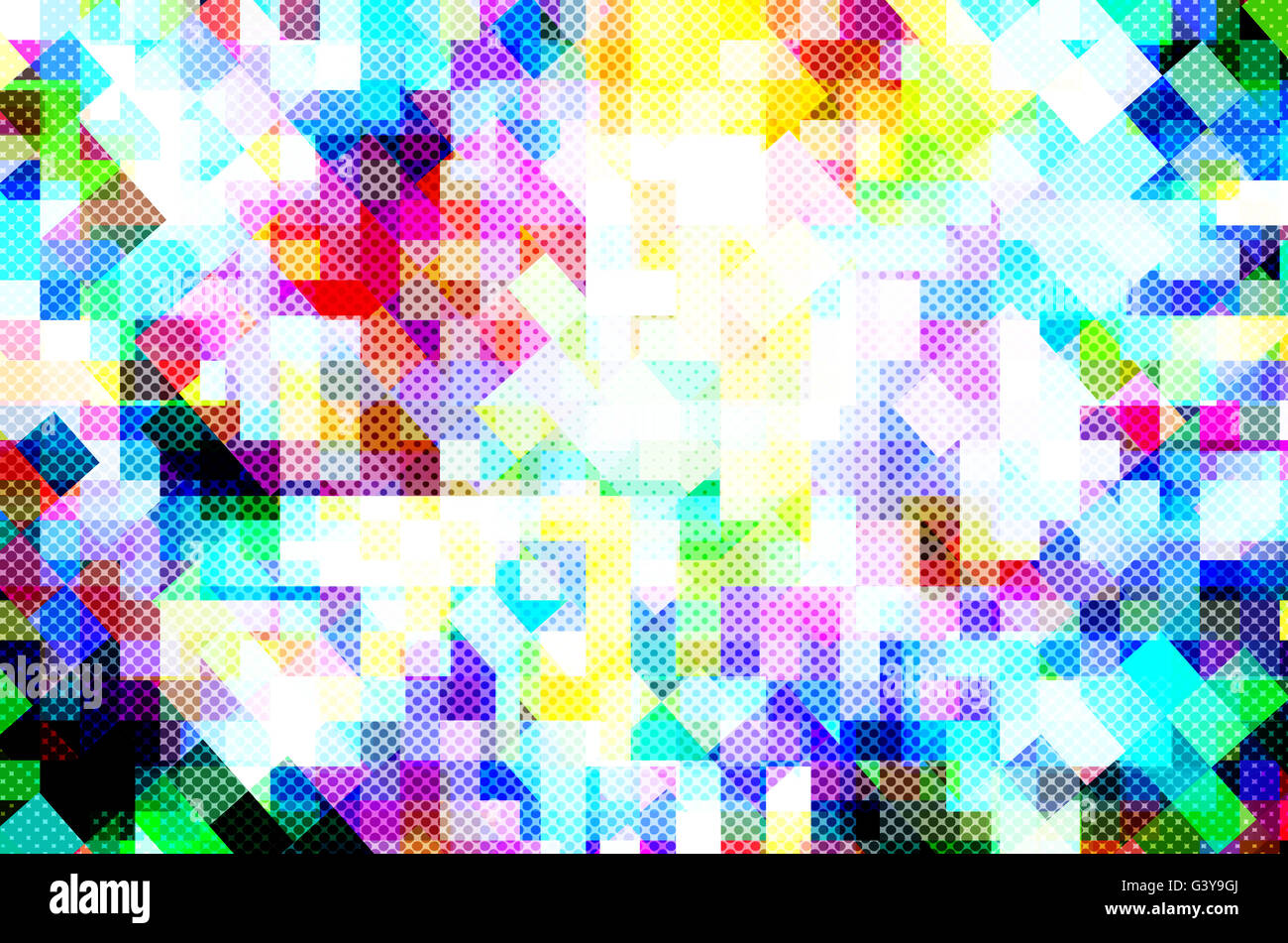abstract multicolor texture background with square pattern Stock Photo ...