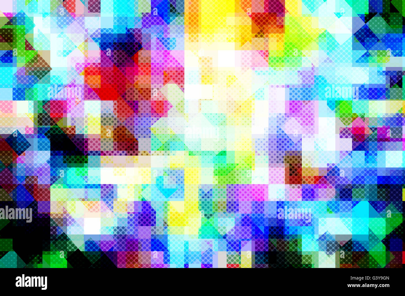 abstract multicolor texture background with square pattern Stock Photo ...