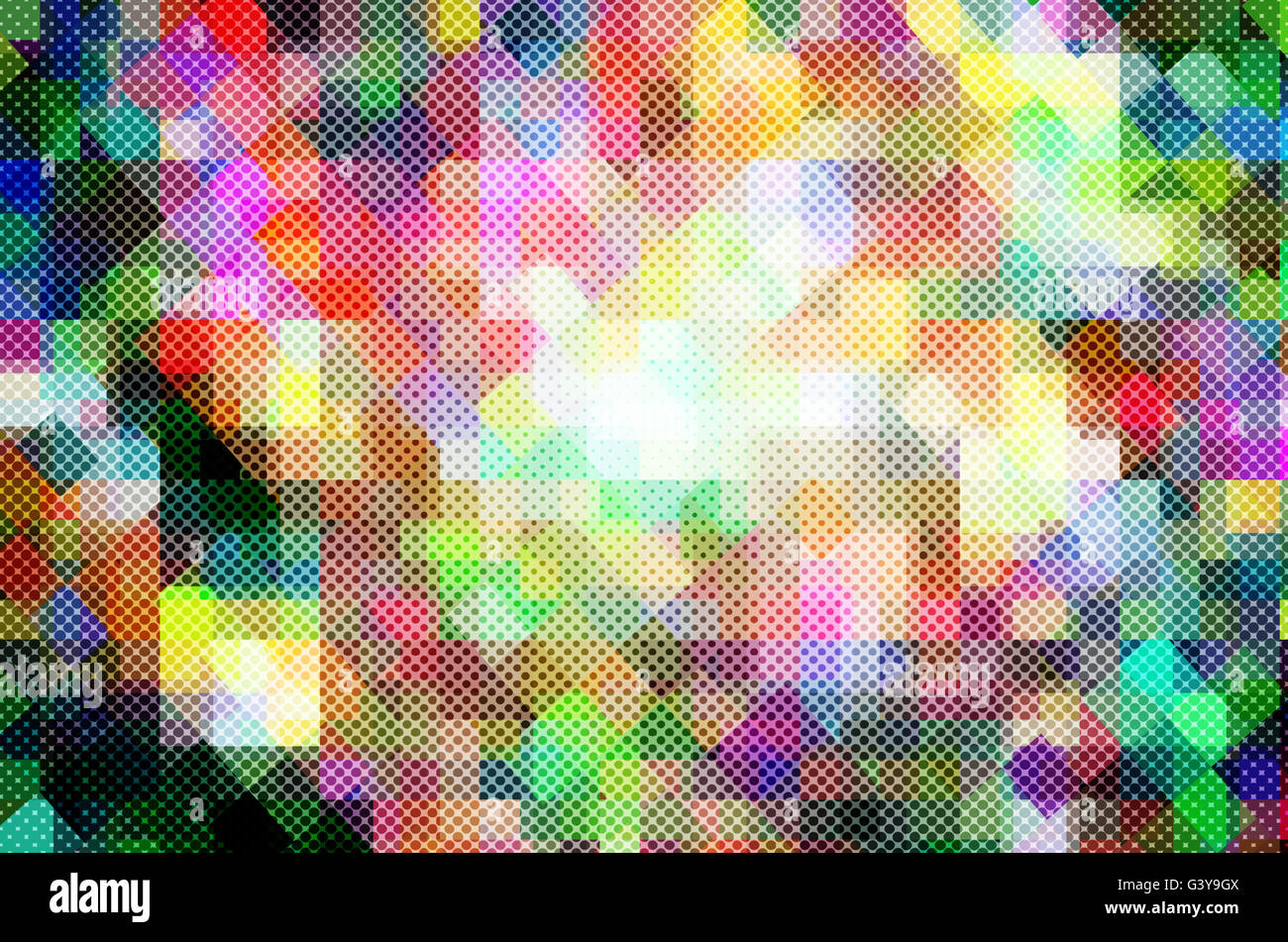abstract multicolor texture background with square pattern Stock Photo ...