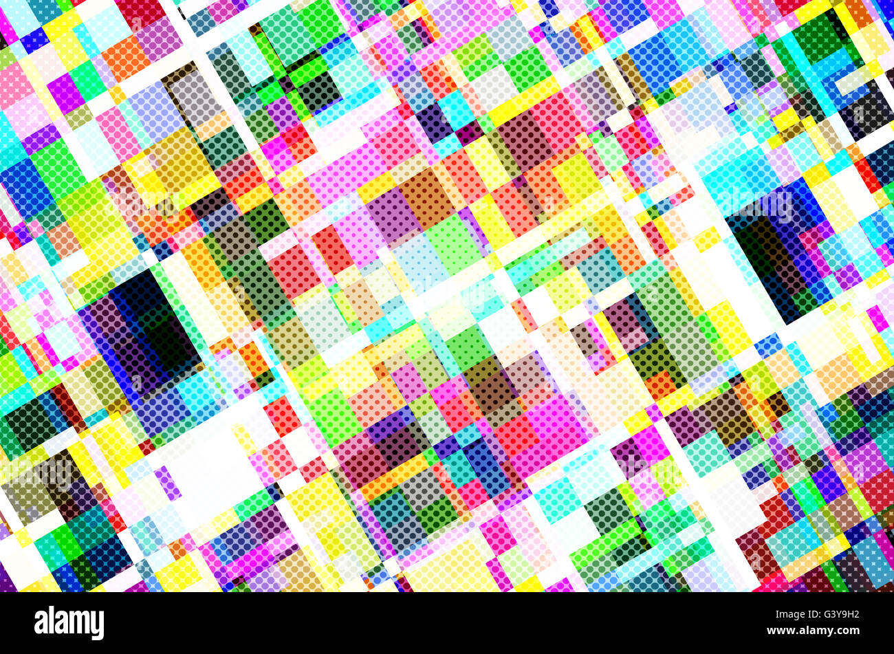 abstract multicolor texture background with square pattern Stock Photo ...