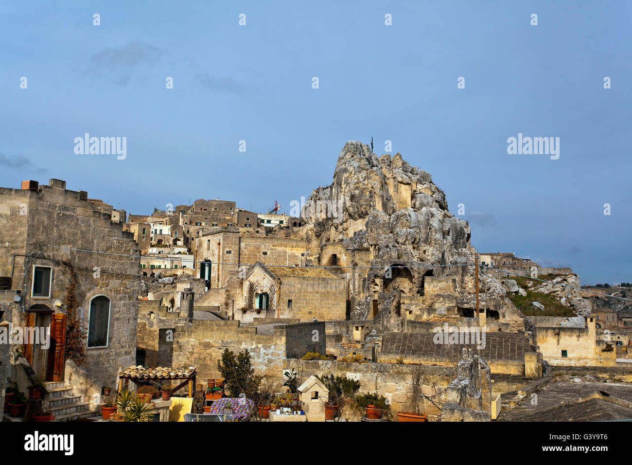 Cave dwellings Sassi di Matera in Sasso Barisano, Unesco World Heritage ...
