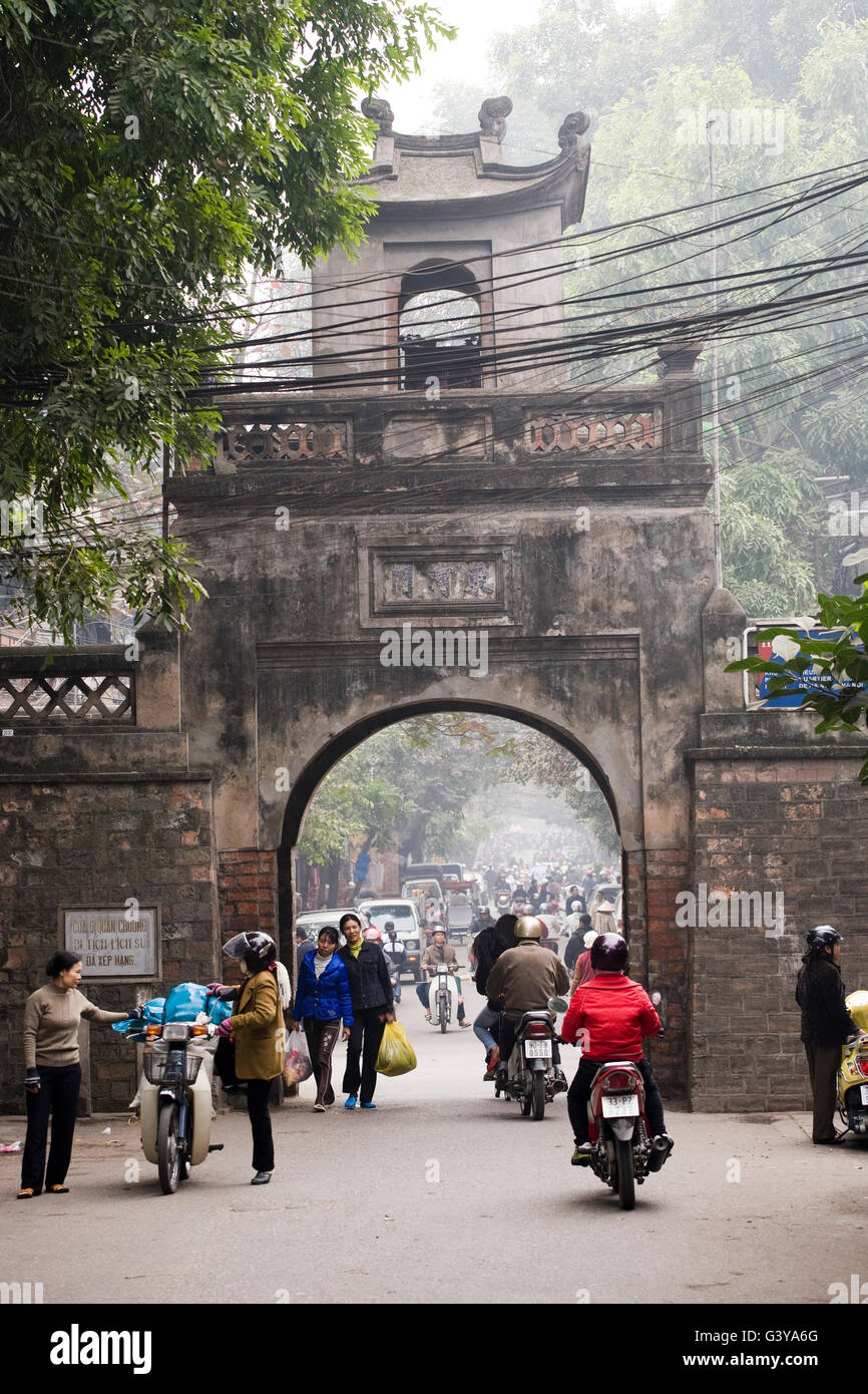 East Gate, city gate of Hanoi, Vietnam, Southeast Asia, Asia Stock ...