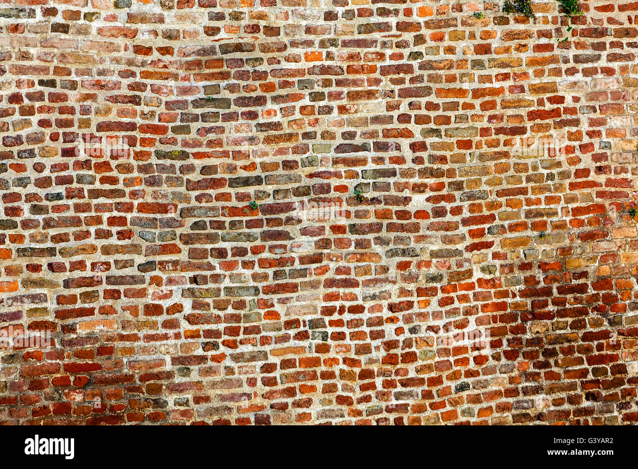 orange old brick wall at belgrade fortress, belgrade serbia Stock Photo ...