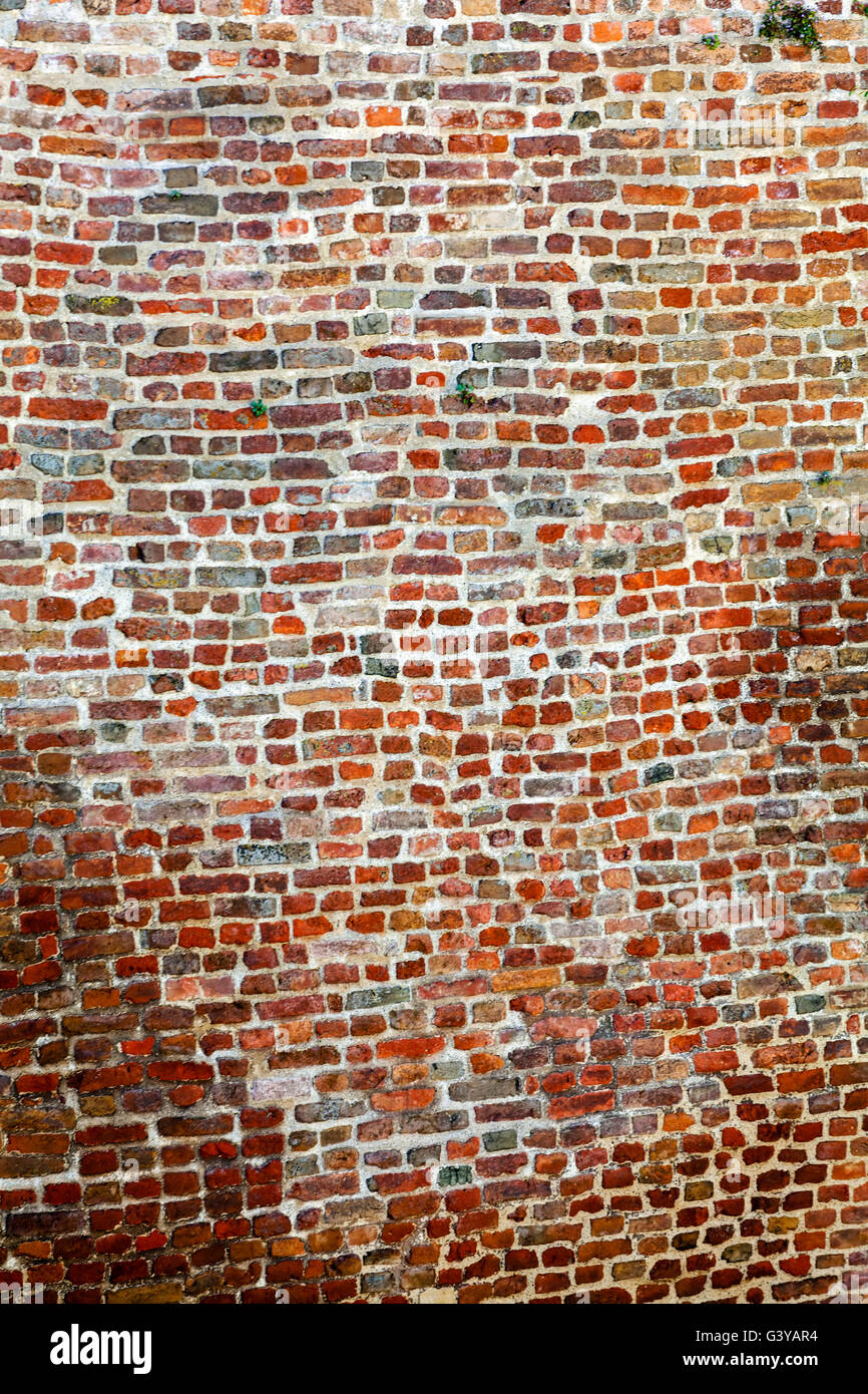 orange old brick wall at belgrade fortress, belgrade serbia Stock Photo ...