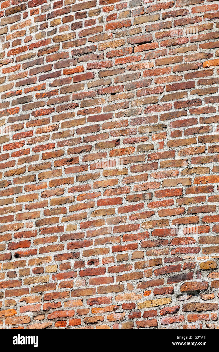 orange old brick wall at belgrade fortress, belgrade serbia Stock Photo ...