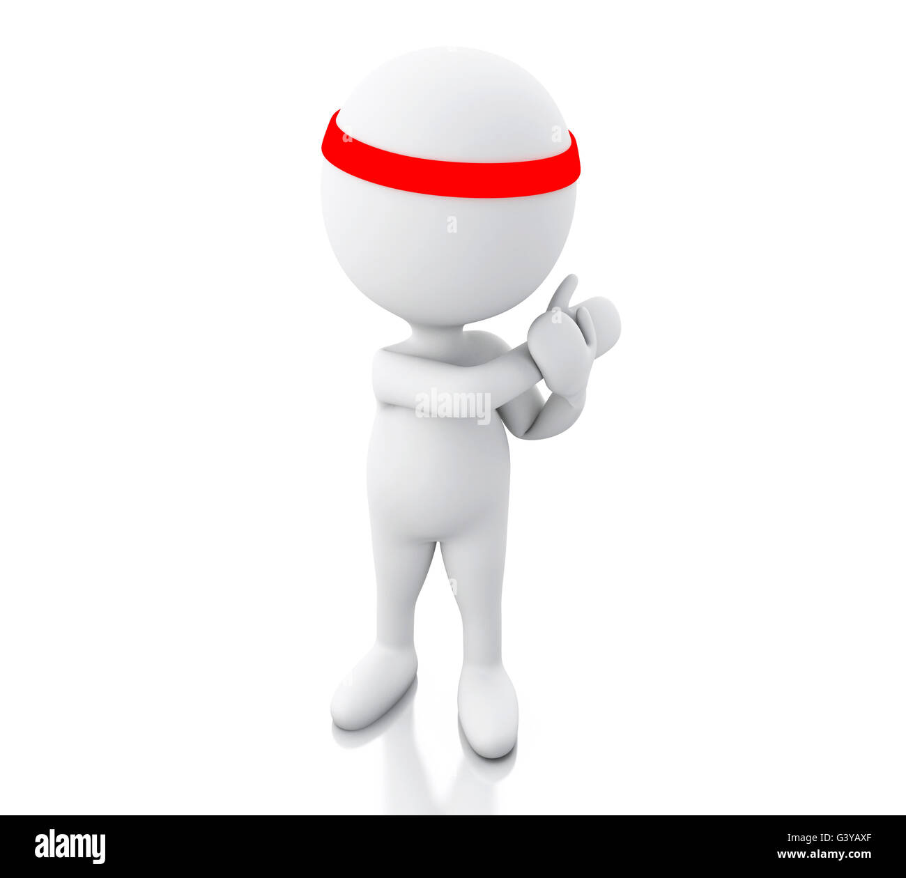 3d renderer image. White people doing exercise at the gym. Sport ...