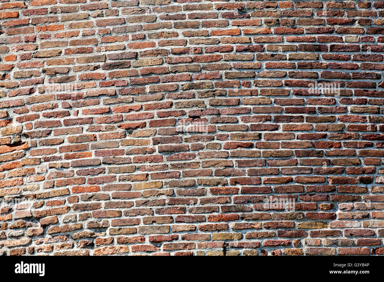 orange old brick wall at belgrade fortress, belgrade serbia Stock Photo ...