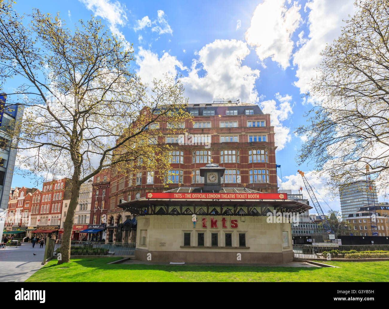 London, APR 17: The TKTS ticket booth on APR 17, 2016 at London Stock ...