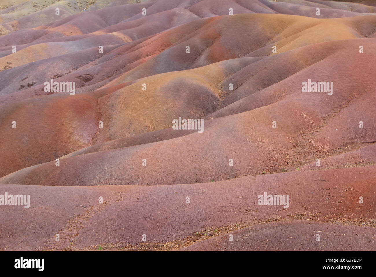 Chamarel Seven Coloured Earth Maurtius Stock Photo - Alamy