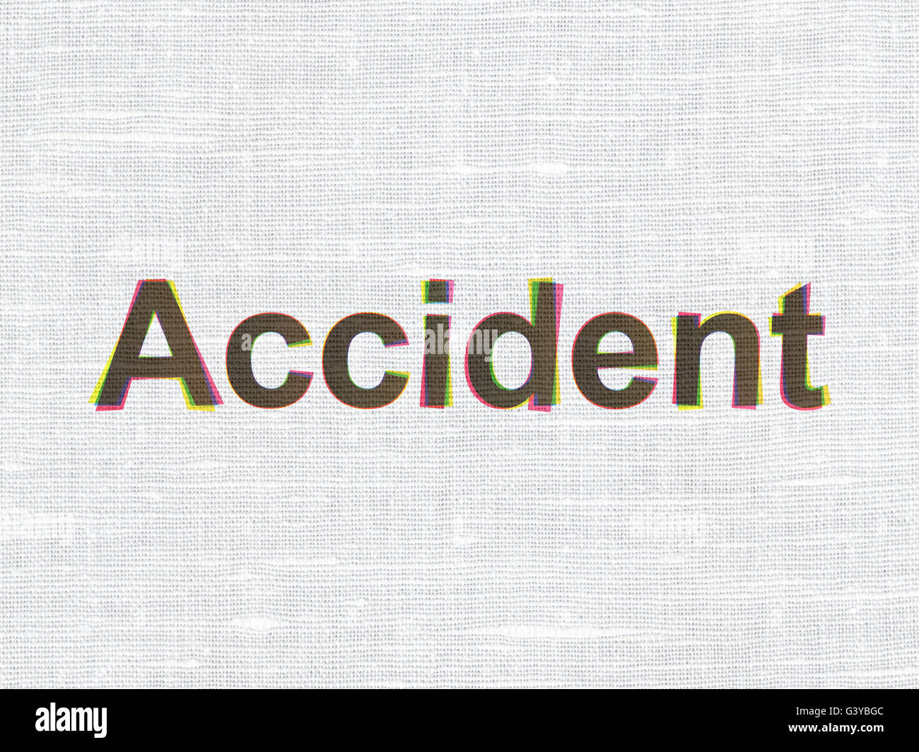 Insurance concept: Accident on fabric texture background Stock Photo ...