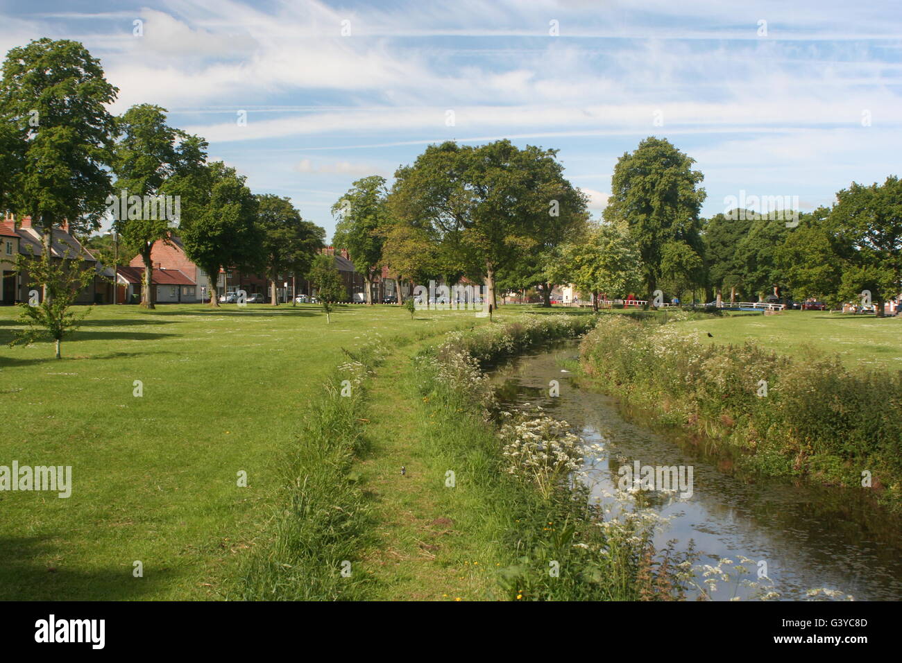 The Village Green Brompton Stock Photo - Alamy
