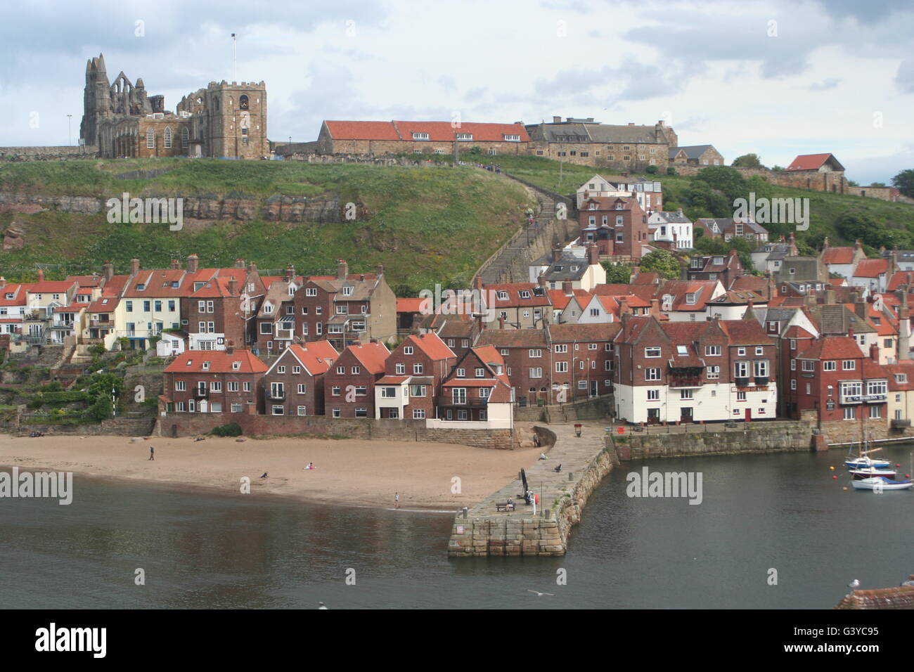 Whitby Old Town Stock Photo - Alamy