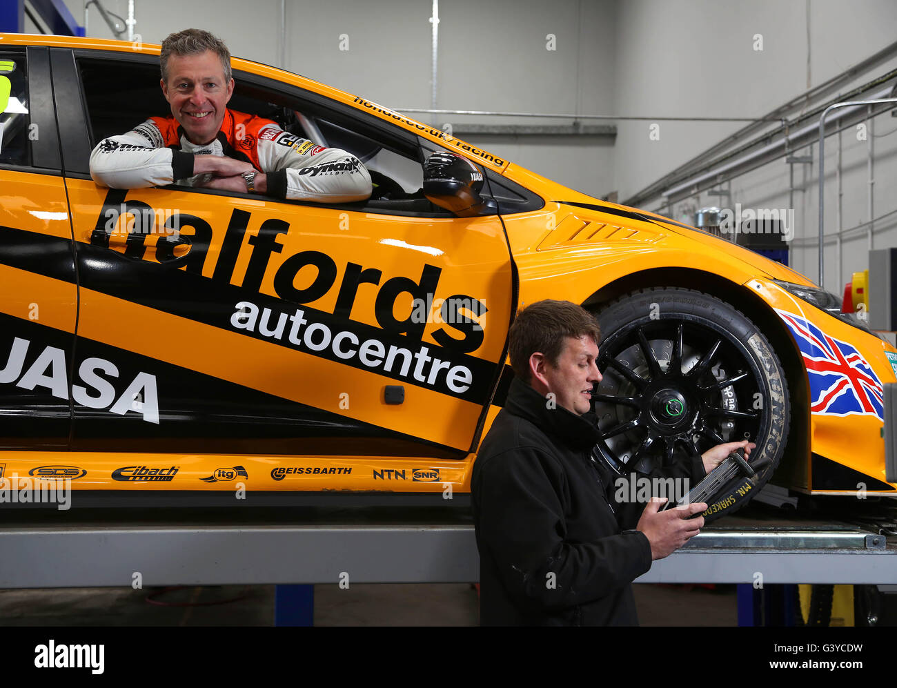 EDITORIAL USE ONLY Matt Neal, British Touring Car Championship driver ...