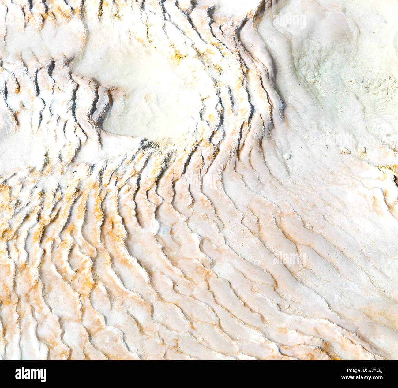 unique abstract in pamukkale turkey asia the old calcium bath and ...