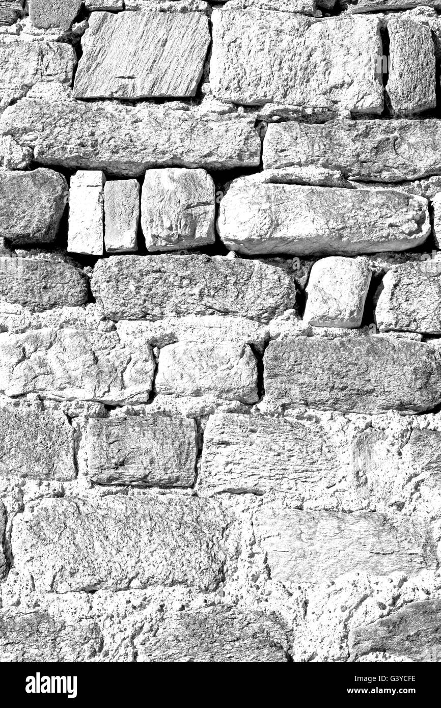 step brick in greece old wall and texture material the background Stock ...