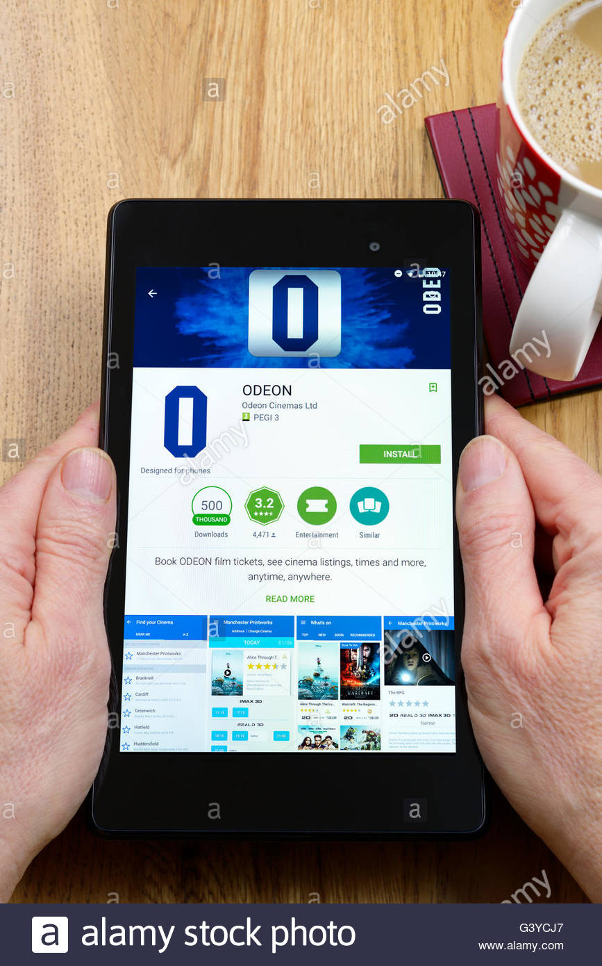 Odeon Cinema App High Resolution Stock Photography and Images - Alamy