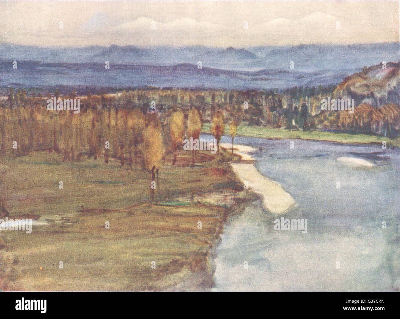 PYRÉNÉES-ATLANTIQUES: Basque country: Orthez-Pau: View from Terrace at ...