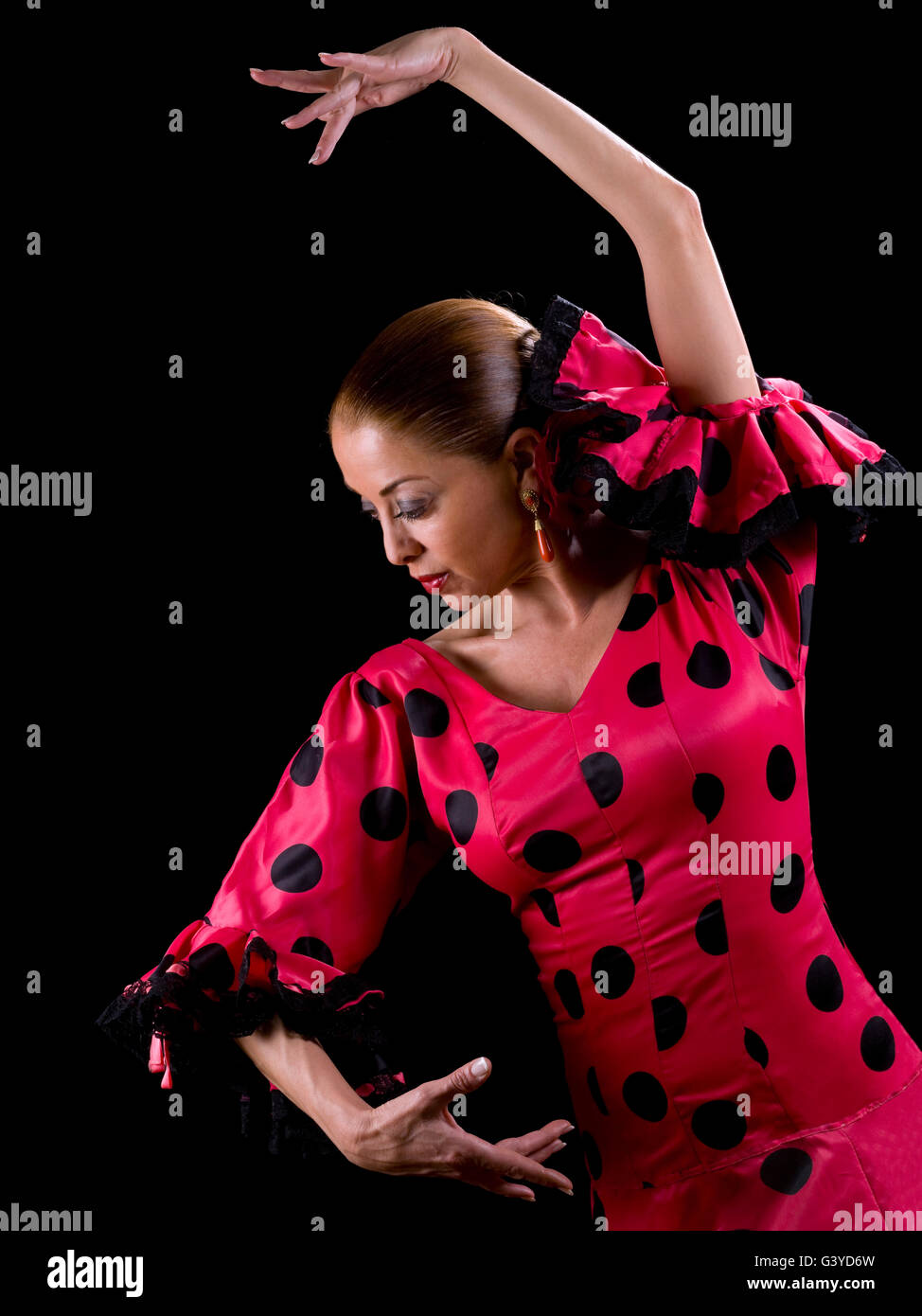 Woman dancing flamenco Stock Photo - Alamy