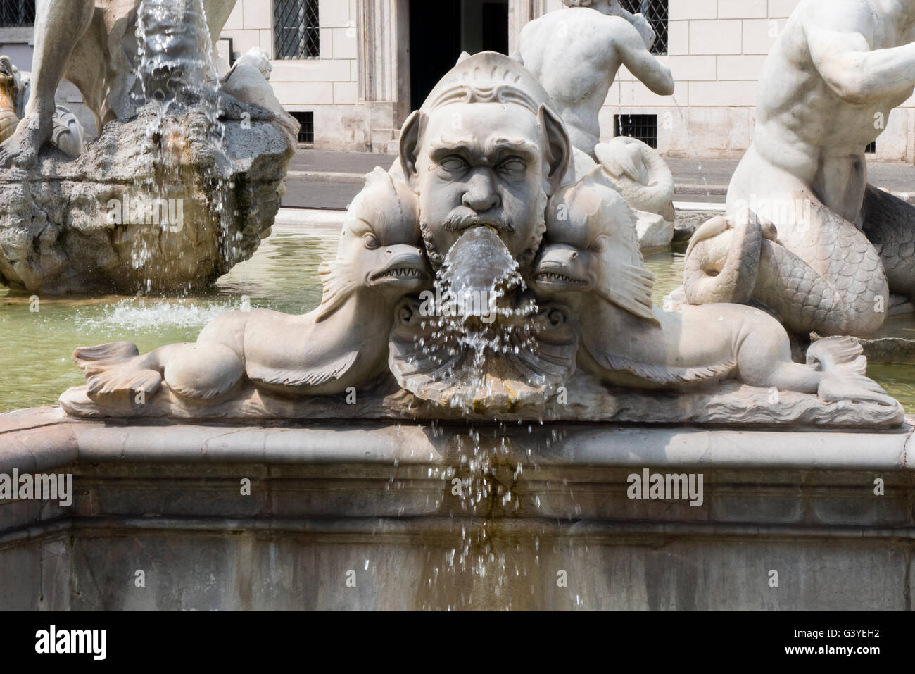 Fontana dei Quattro Fiumi, (fountain of the four rivers Stock Photo - Alamy
