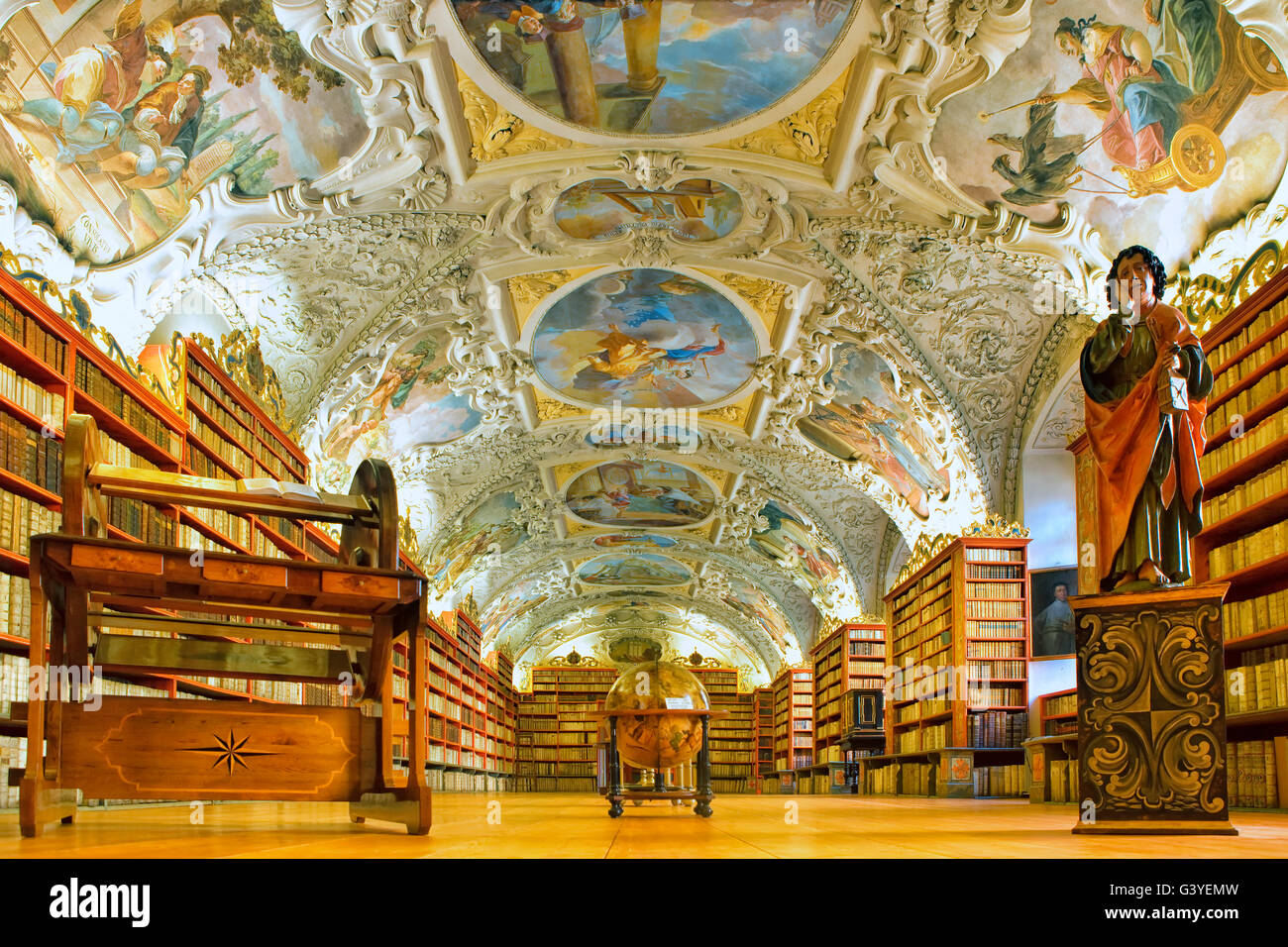 Strahov monastery theological hall hi-res stock photography and images ...