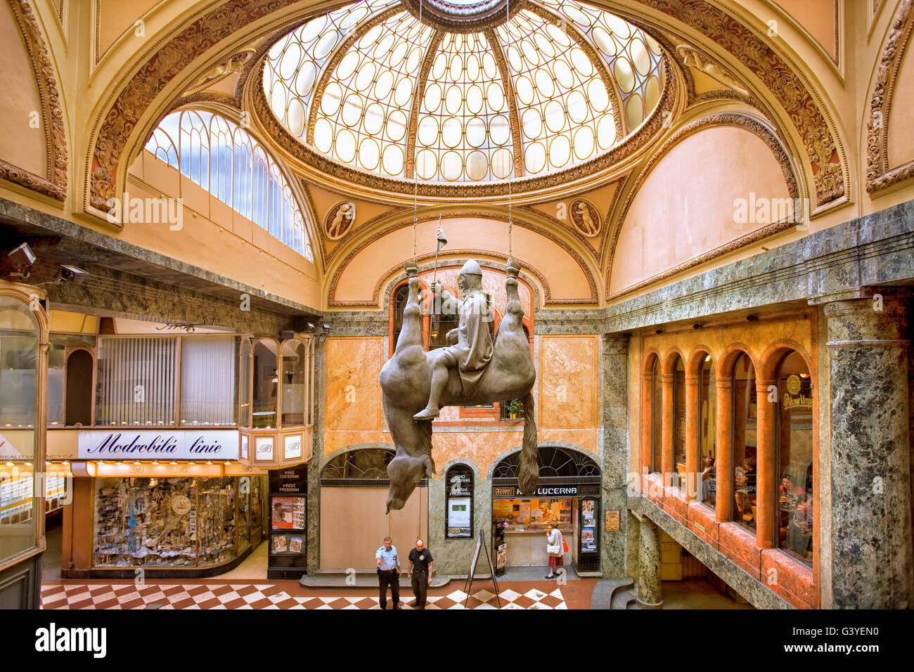 Lucerna passage prague hi-res stock photography and images - Alamy