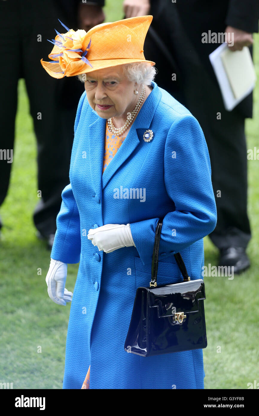 Queen Elizabeth during day three of Royal Ascot 2016, at Ascot ...