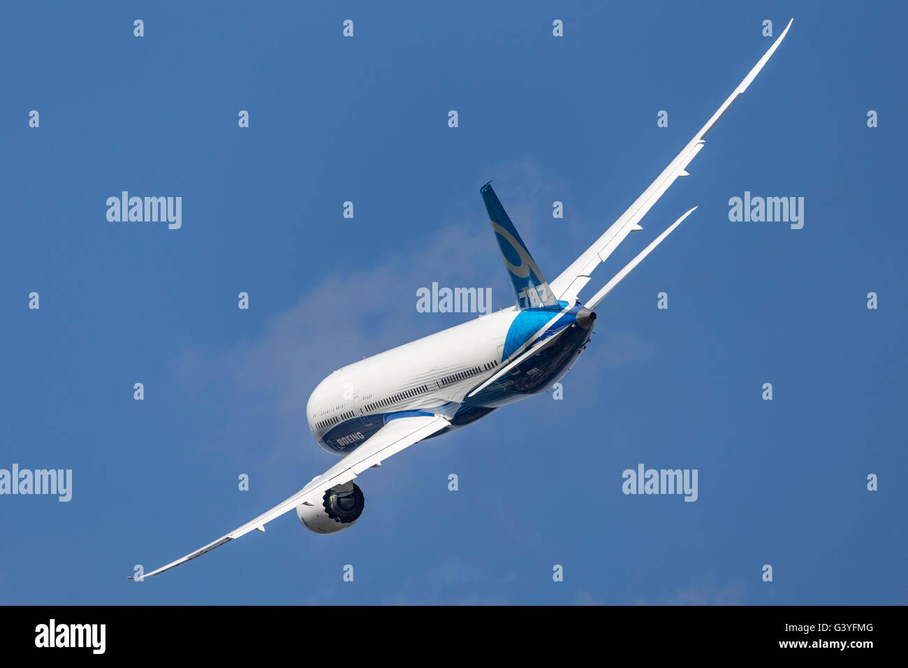 Boeing 787-9 “Dreamliner” commercial airline aircraft N789EX displaying ...
